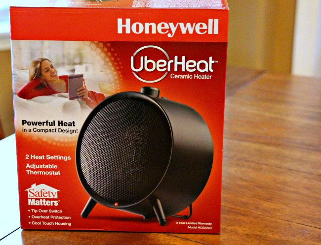 honeywell UberHeat ceramic heater - Eighty MPH Mom