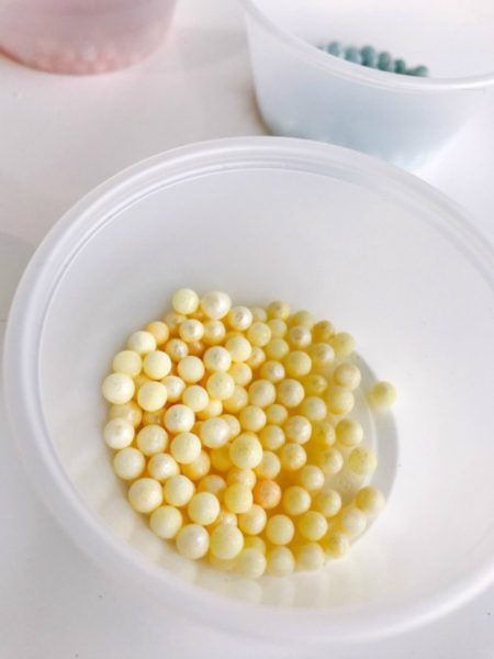 DIY Colored Sugar Pearls - homemade baking decorations